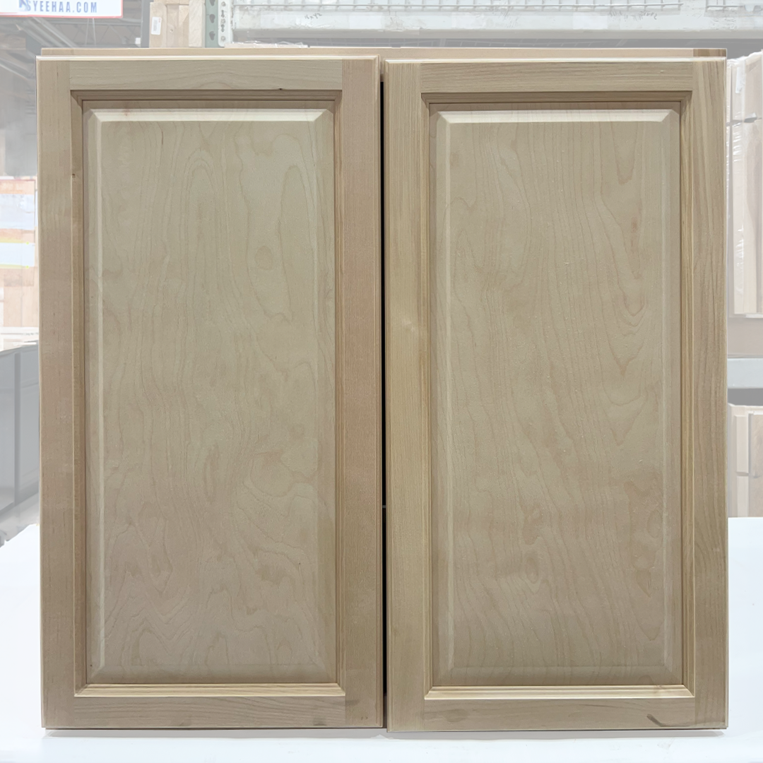 24x30 UNFINISHED RAISED PANEL WALL CABINET - Builders Surplus Yeehaa